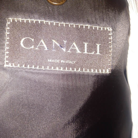 Canali | Suits & Blazers | Canali Mens Brown Pinstripe 2btn2vents Suit ...